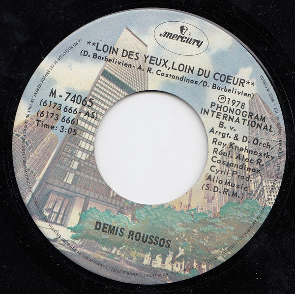 Demis Roussos – Loin Des Yeux Loin Du Cœur / Il Faut Qu'Il Revienne (n ...